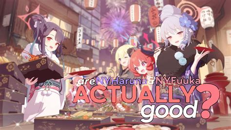 Blue Archive Are Haruna New Year And Fuuka New Year ACTUALLY GOOD