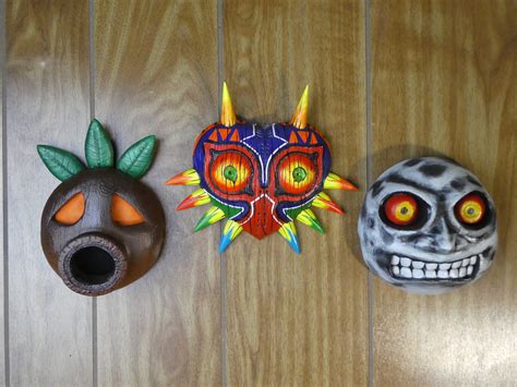 Legend Of Zelda Majora S Mask 3 Piece Decoration Etsy Australia