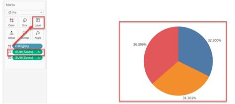 Display Percentage In Tableau Pie Chart