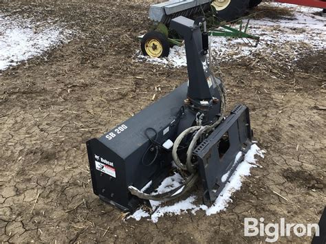2010 Bobcat Sb200 Snow Blower Bigiron Auctions