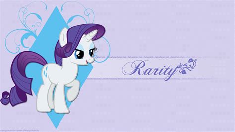 Mlp Fim Rarity Desktop Wallpaper By Tranquilliatis On Deviantart