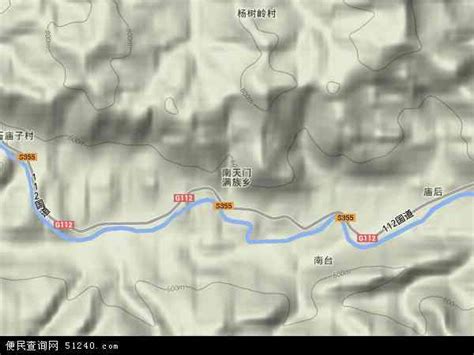 南天门满族乡地图 南天门满族乡卫星地图 南天门满族乡高清航拍地图 便民查询网地图