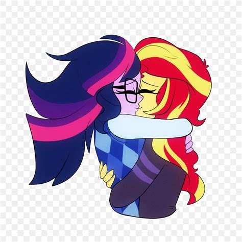 Twilight And Spike Kiss
