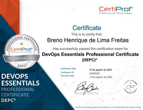 Mais Uma Certificação Gratuita No Site Da Certiprof 🎉🎉🎉 Depc Devops