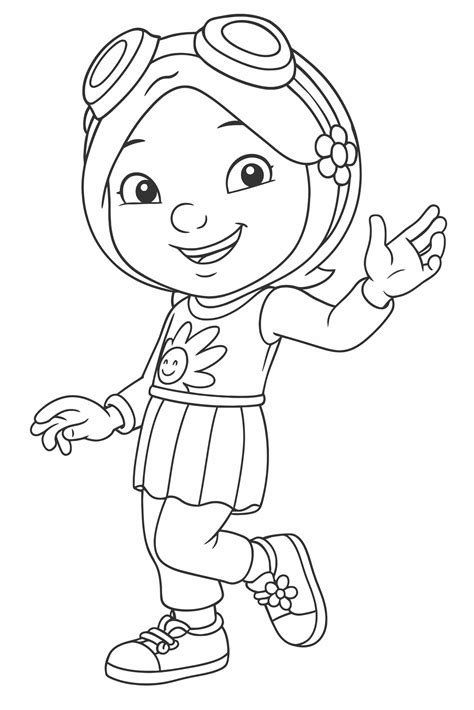 Gambar Mewarnai Yaya Boboiboy Ayo Mewarnai Gambar Mewarnai Yaya Boboiboy Ayo Mewarnai