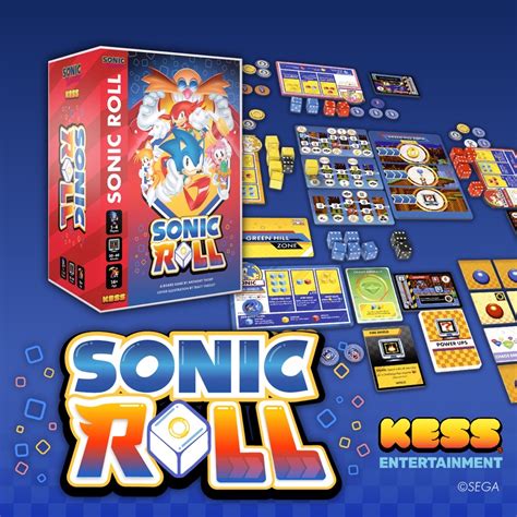 Kess Entertainment Announces Sonic Roll Board Game Sonic City ⋆