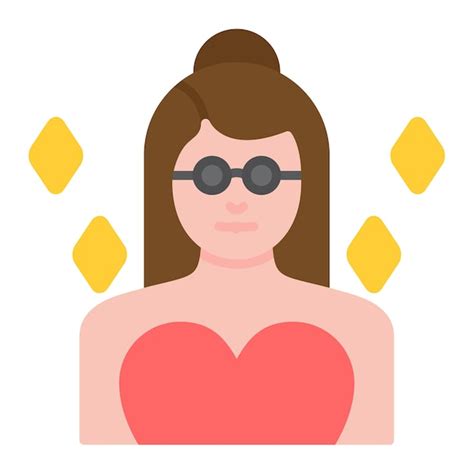 Premium Vector Supermodel Flat Illustration