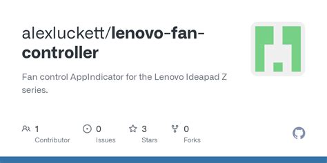 Github Alexluckett Lenovo Fan Controller Fan Control Appindicator