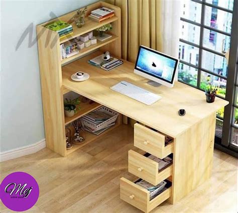 H Type Computer Table Wdrawer 120 X Mej Online Store