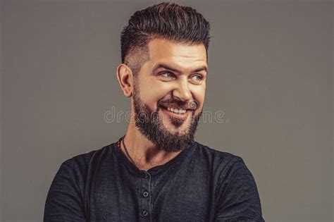 Bearded Man Stylish Hairstyle Beard Perfect Beard Manand X27s