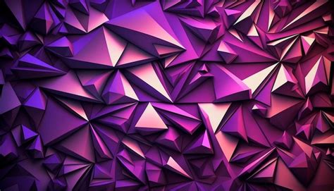 Premium Photo Abstract Triangle Purple Pattern Background