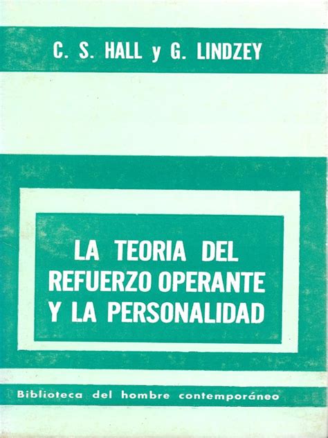 Teoría Del Refuerzo Operante Y La Personalidad Pdf