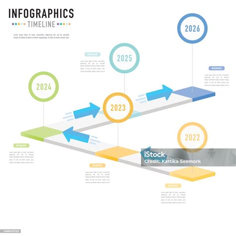 비즈니스 프레젠테이션을 위한 직사각형 및 원형 로드맵 아이소메트릭 인포그래픽 0명에 대한 스톡 벡터 아트 및 기타 이미지 0명 3차원 형태 개념 Istock