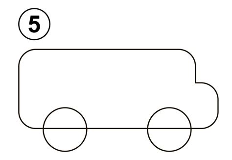 How To Draw A Bus In 12 Easy Steps