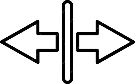 Premium Vector Separation Line Icon