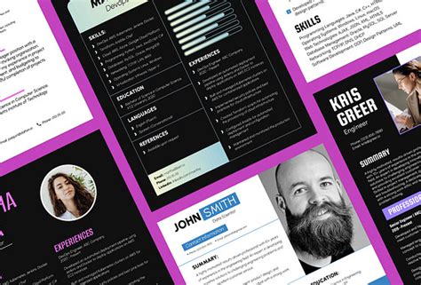 Tech Resume Templates Renderforest
