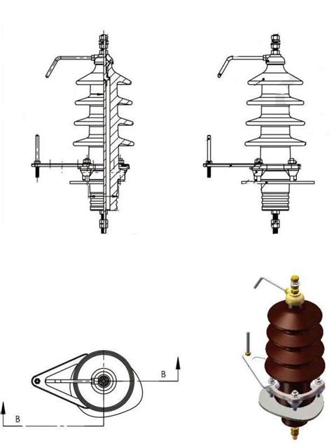 10nf250 20nf250 30nf250 Insulator Ceramic Transformer Bushing Insulator