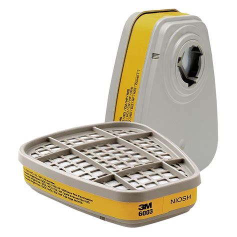 Cartucho para Vapores Orgánicos y Gases Ácidos 3M 6003