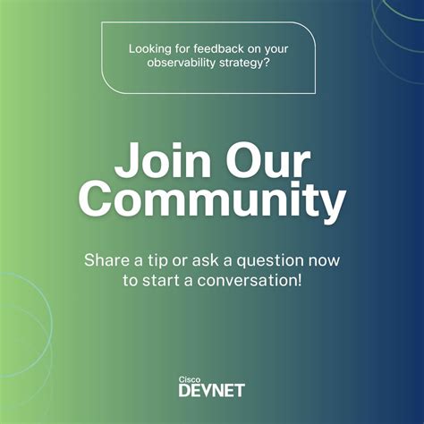 Cisco Devnet On Linkedin Looking For Feedback On Your Observability