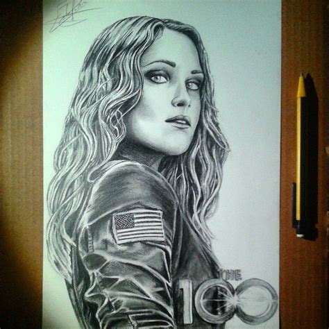 Clarke Griffin Cuadros De Arte Dibujo Personajes Dibujos