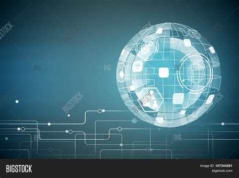 Digital Data Global Image And Photo Free Trial Bigstock