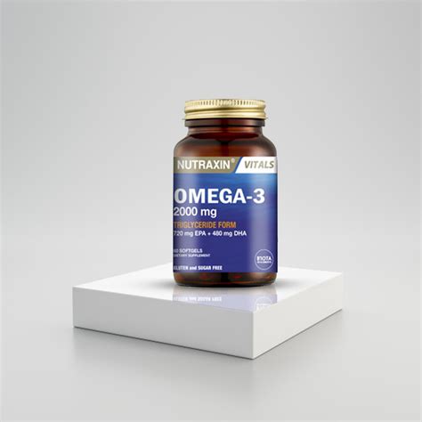 Nutraxin Omega 3 2000 mg Softgel 60s – nutraxinpakistan