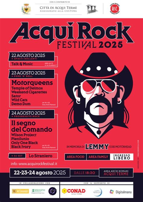Acqui Rock Festival 2025 23 08 2025 2 Days Acqui Terme Italy