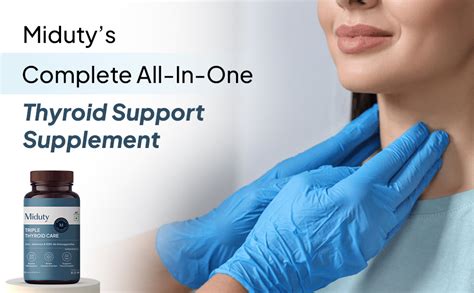 Miduty Triple Thyroid Care Supplement Rapid Action Formula Ksm 66