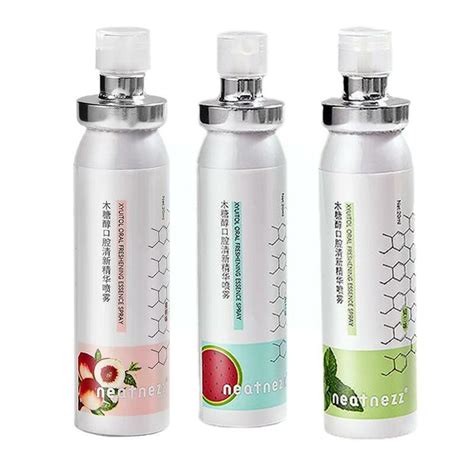 Breath Freshener Spray Honey Peach Mint Flavor Artifact Female Male