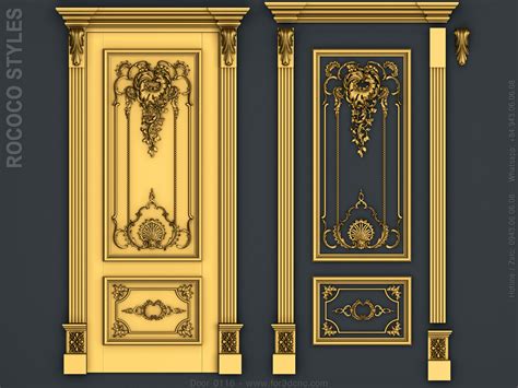 Door 0116 Stl 3d Model For Cnc 3d Stl Model For Cnc Stl Model