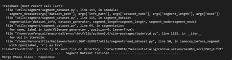 Cannot Run The IEMOCAP Dataset On Windows Issue 3 AryaAftab LIGHT SERNET GitHub