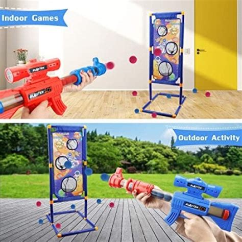 Joc Tragere La Tinta Cu 2 Pistol De Jucarie Pentru Copii 24 Bile Din