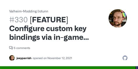 Feature Configure Custom Key Bindings Via In Game Settings Issue