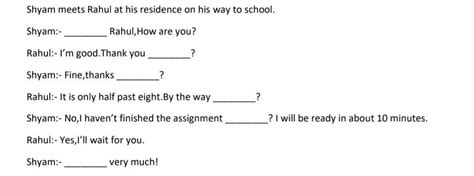 Complete The Dialogue Brainly In