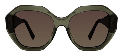 Keo Womens Kenley Rx Able Sunglasses Eyeglasses With Case Green