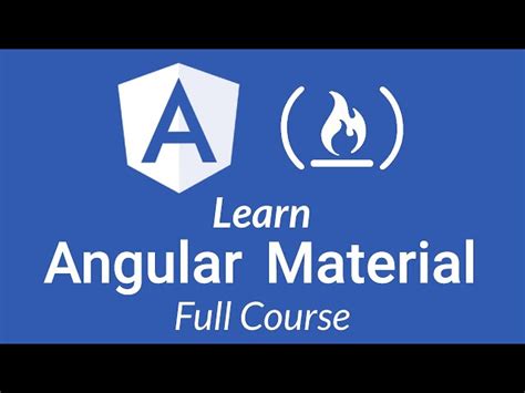 Learn Angular Material Full Tutorial
