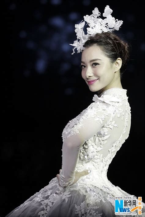 Olympic Gymnast Liu Xuan At China Fashion Week In Beijing
