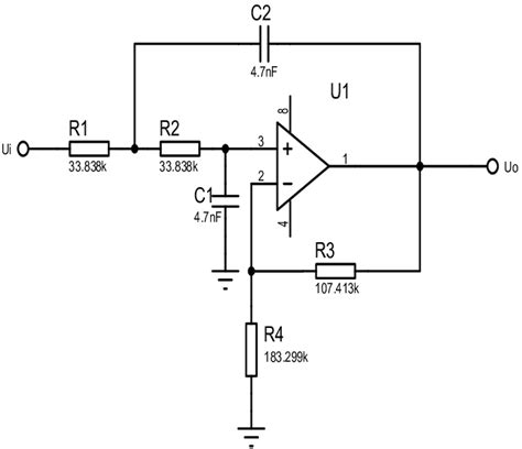 Second Order Active Low Pass Filter Circuit Electrical Engin