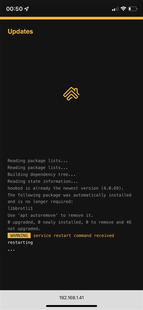 Unable To Update Issue Hoobs Org Gui Github