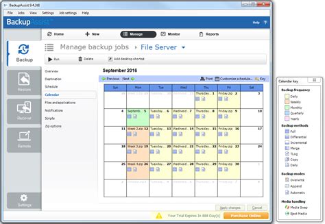 Manage Calendar