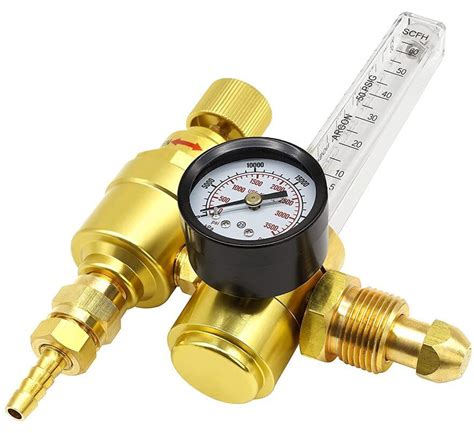 Argon CO2 MIG TIG Flow Meter Gas Regulator Instrument For Welding