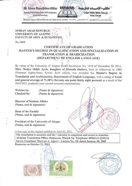 Master D Certificate Pdf