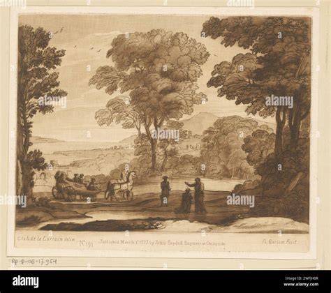 Landscape With Philip That Baptized The Eunuch Richard Earlom After