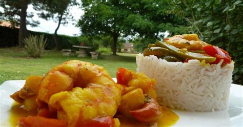Recette Gambas Et Noix De Saint Jacques Au Lait De Coco G