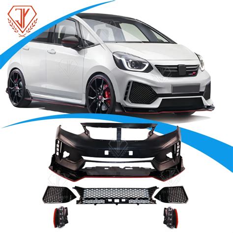 Jy Brand Tr Style Full Carbon Fiber Front Bumper For Honda Fit