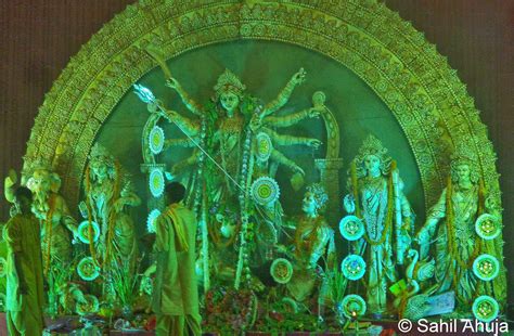 Pixelated Memories Durga Puja Cr Park Delhi