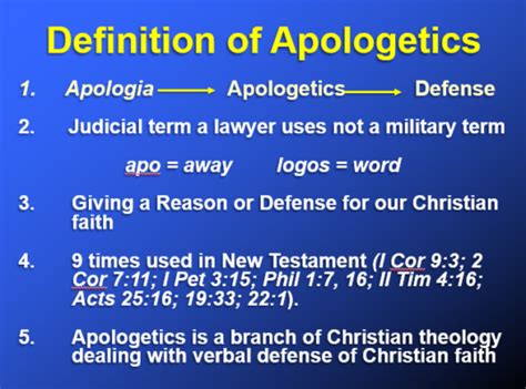 What Is Apologetics