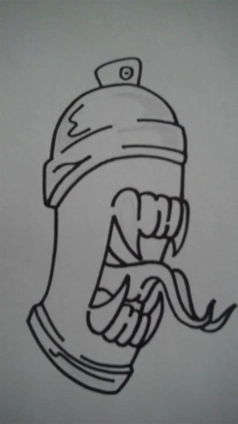 Graffiti Spray Can Sketches At Explore Collection