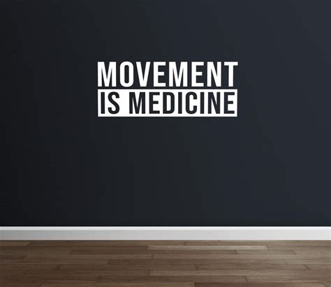 Movement Is Medicine Gym Design Ideas Physical Therapy Sign Fitness