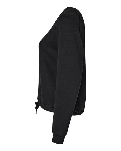 🔥 Lat Womens Relaxed 3 End Boxy Fleece Crewneck Sweatshirt Up To Xl